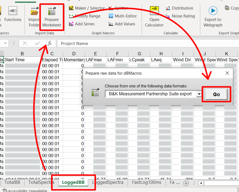 dBMacros - Importing data and known sound level meters - NoiseTools.net